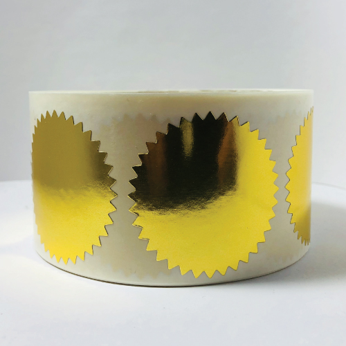 3 Inch Shiny Gold Notary & Certificate Foil Seals