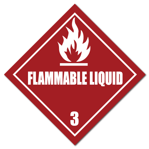 HAZMAT Class 2 Flammable Gas Stickers