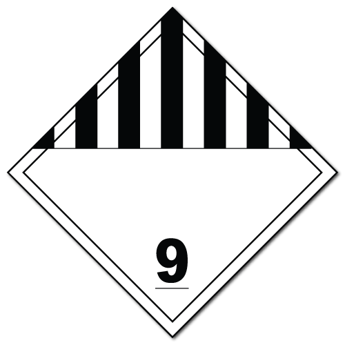 HAZMAT Class 9 Miscellaneous Stickers