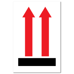 Double Up Arrows International Stickers