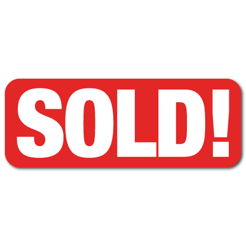 "SOLD" Stickers